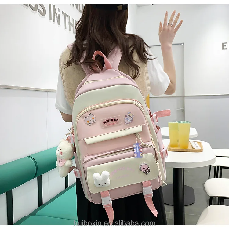 Value Set 5-piece-set Shoulder Bag Pencil Bag Backpack Junior High ...