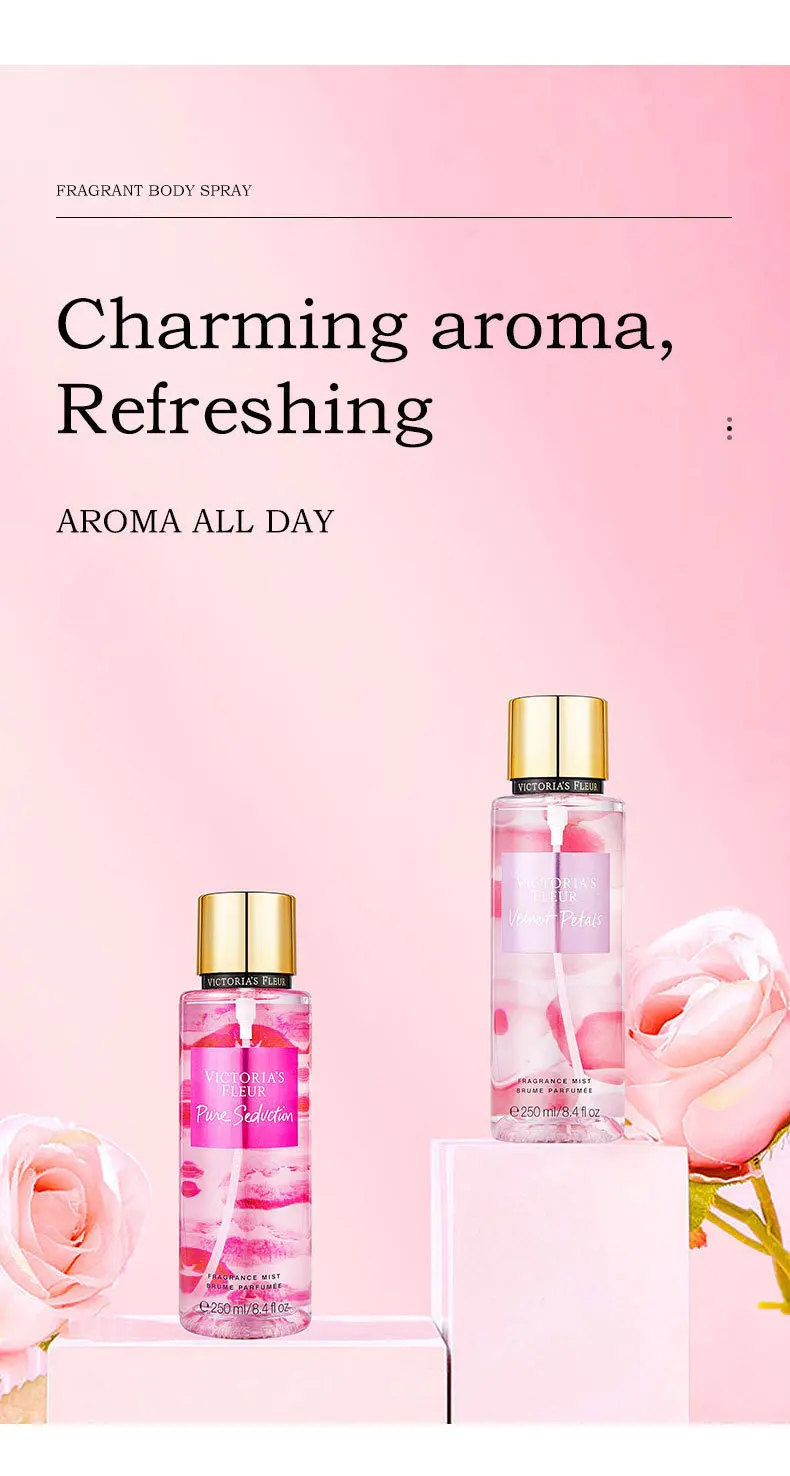 Private Label Victoria Flower Season Body Spray Big Brand Women's ...