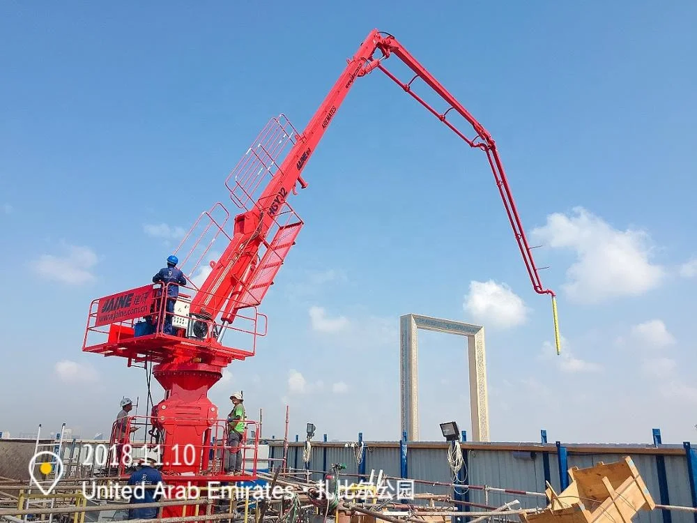 Hgy32 Floor Climbing Concrete Placing Boom - Buy Floor Climbing ...