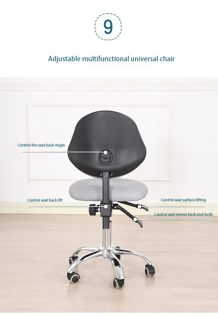 Luxury Grey Salon Furniture - Esthetician Love Facial Chair