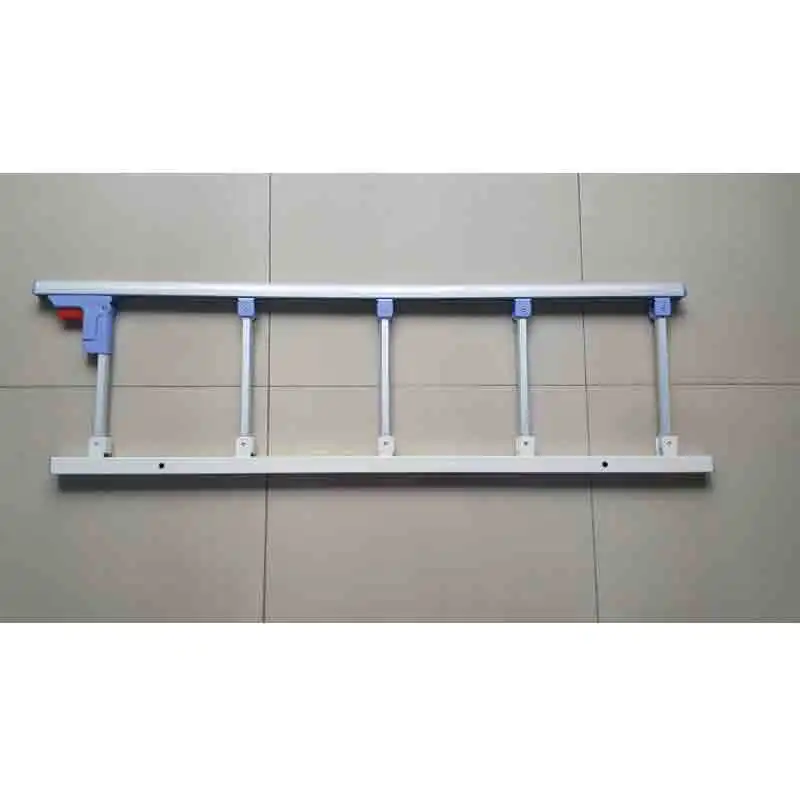 Hospital Medical Bed Accessories Guardrail Folding Side Rail Five Pole ...