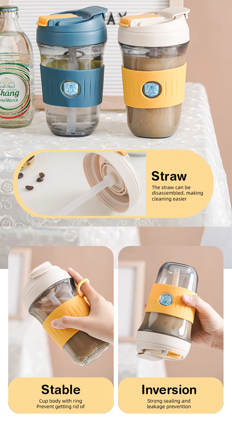 Custom Portable Drinkware BPA Free PP Plastic Travel Adult Office ...