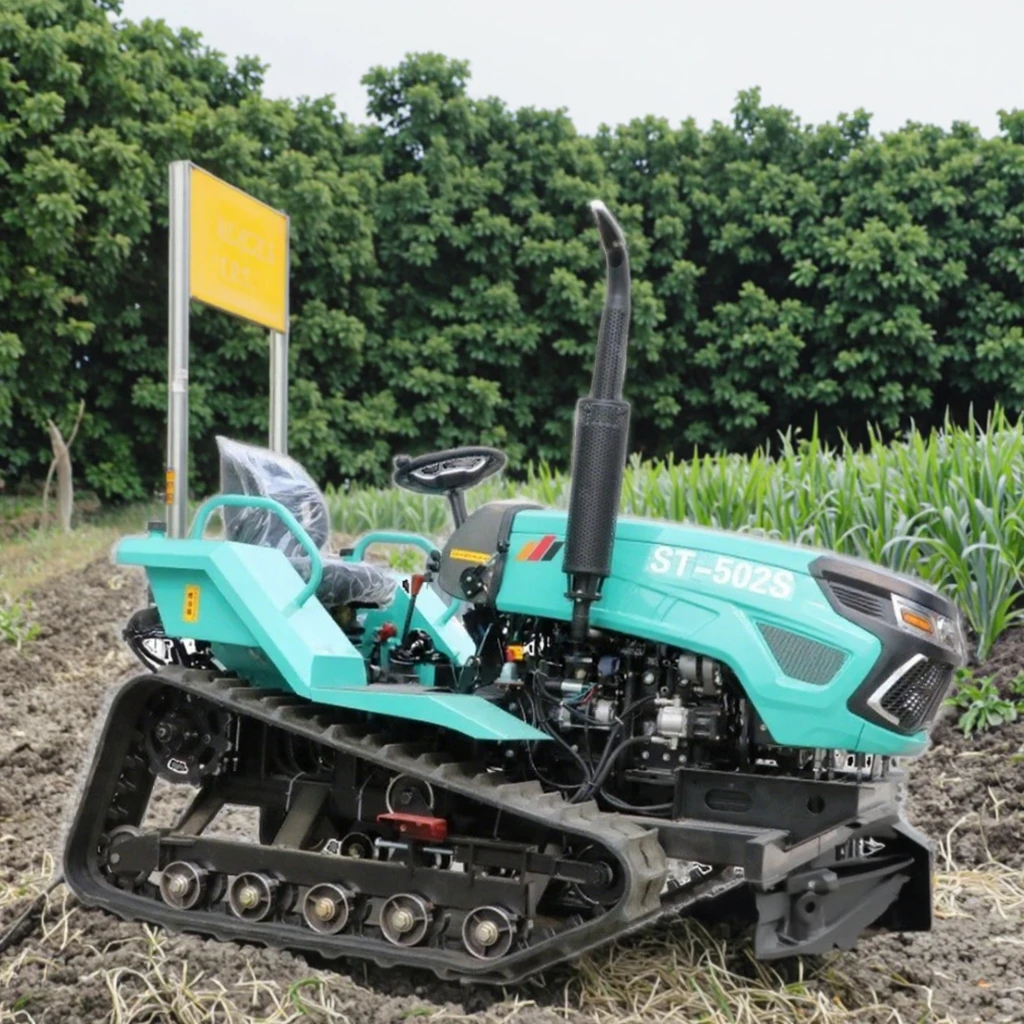 Small Farm Tractors With Rubber Tracks Crawler Tractor Agricultural ...