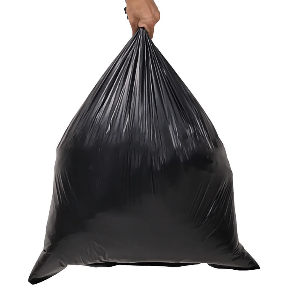 Taiyang Heavy Duty PE Plastic Trash Liners Side Gusset Garbage Bags Big ...