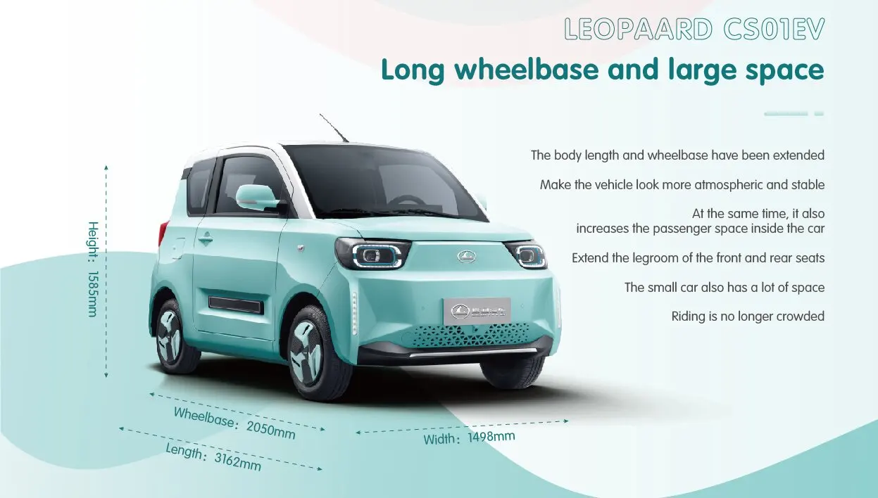 L7E Low Speed Mini EV - Affordable Electric Car for Adults