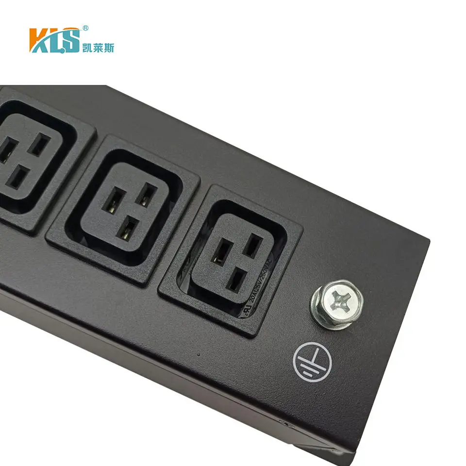 48a Pdu Rack Mount Power Distribution Unit Black Rack Pdu Socket 415v 48a 3phase C19 Socket Rack ...