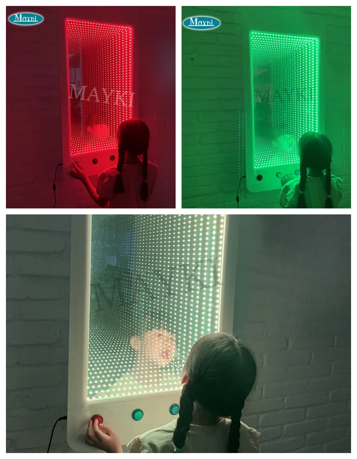 Sensory Infinity Mirror Light Autism Tunnel Wall Relaxing