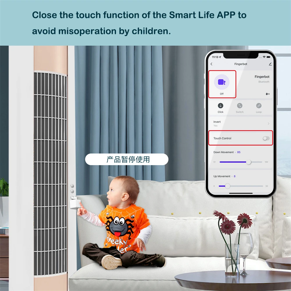 Smart Switch Button Pusher Fingerbot Upgrade Version