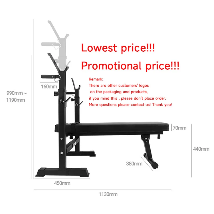 Cheap Price Adjustable Foldable Weight Bench - Gym Equipment