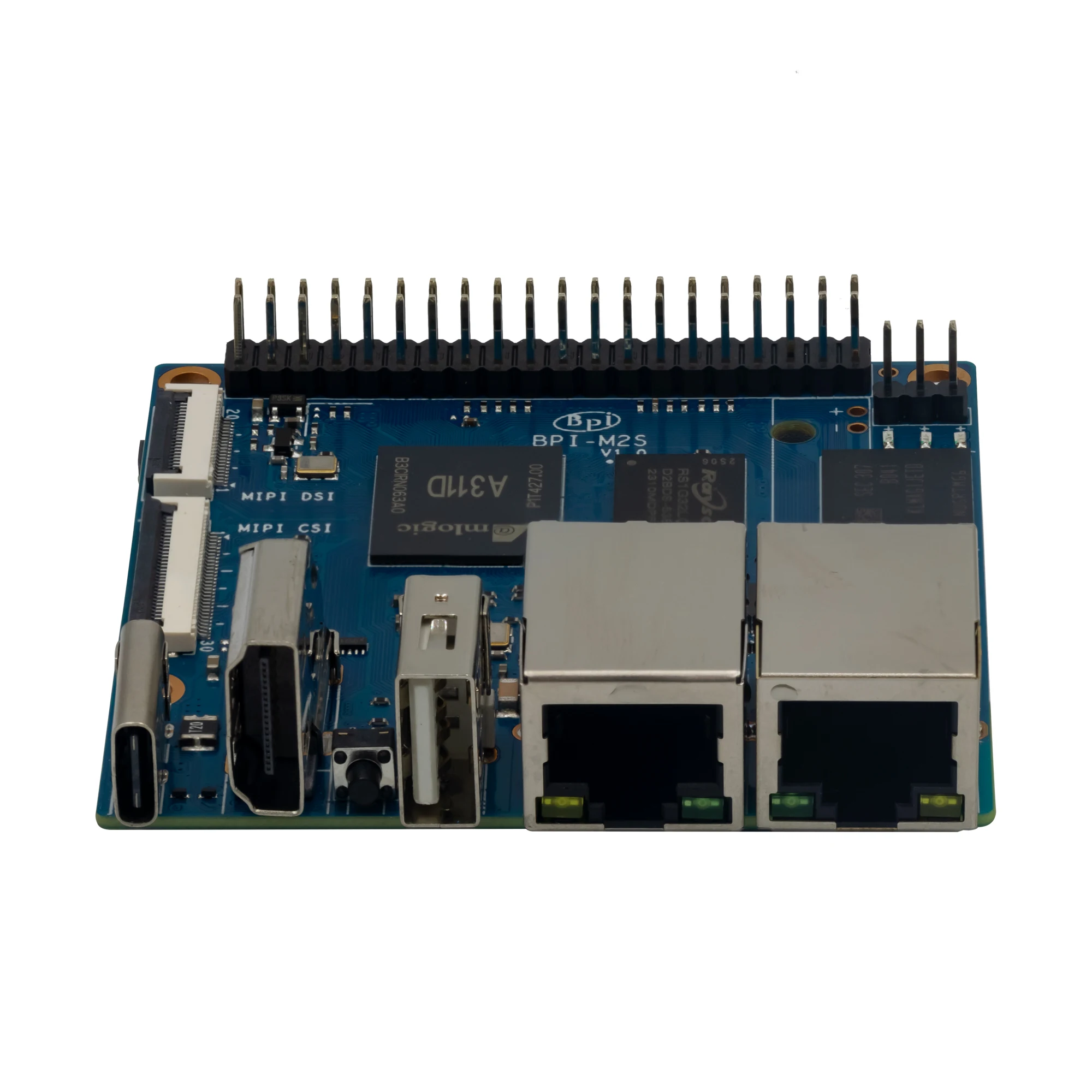 Mini Pc Banana Pi Bpi-m2s With Amlogic A311d 2 Gigabit Port Npu For Ai ...