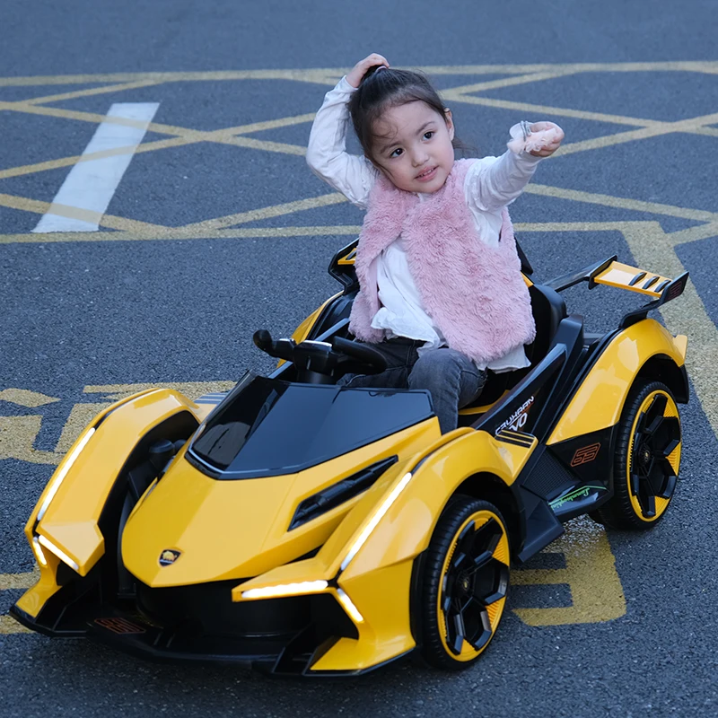 Pink Kid Ride On Car 12v Ride On Toy Car For Girl Toddler To Drive With ...