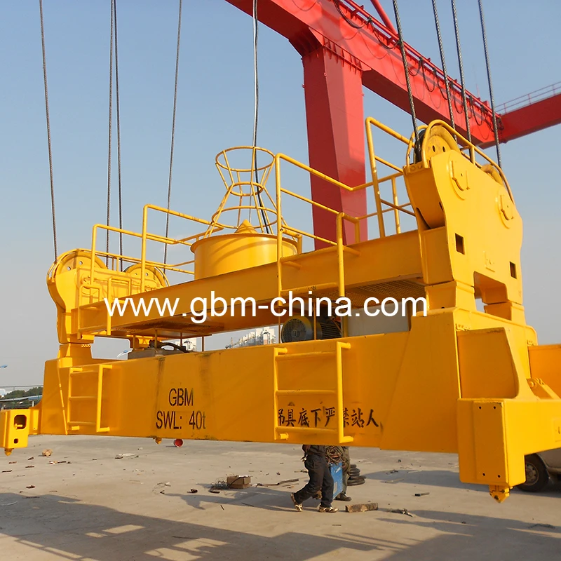 20ft 40ft Hydraulic Telescopic Spreader Iso Container Spreader ...