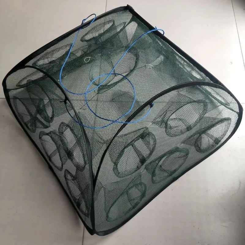 Aquaculture Traps Fish Shrimp Lobster Shrimp Traps Folding Fishing Cage ...