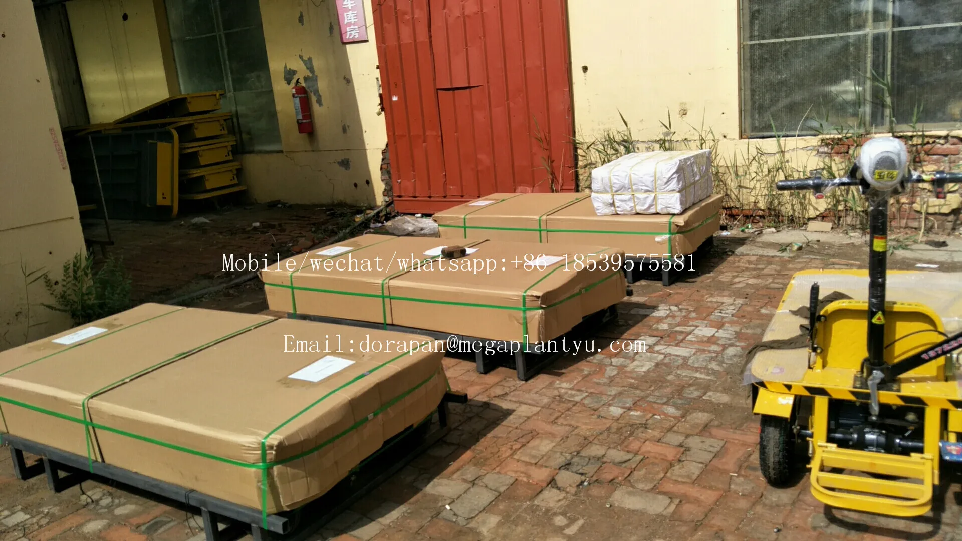 Powered Electric Hand Carts Trolleys Garden Storage Cart Multi Purpose ...