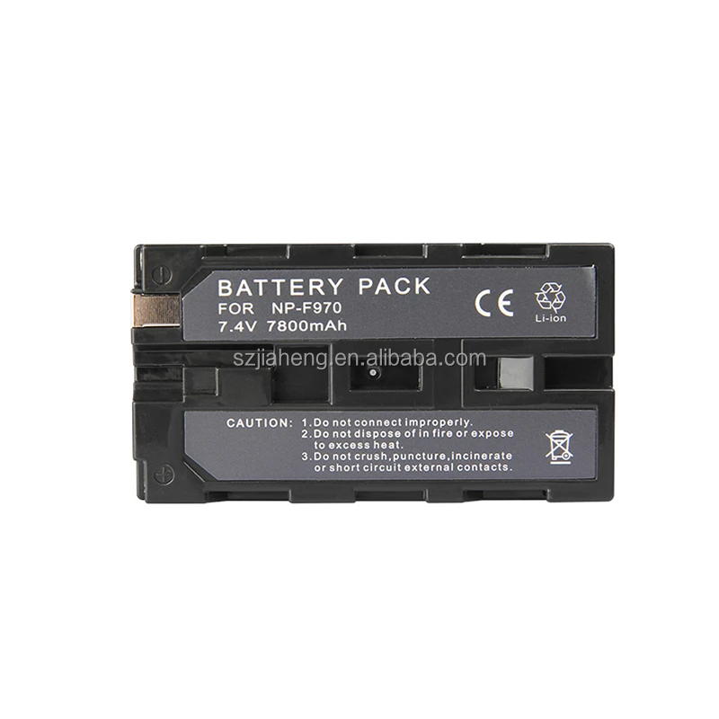 Jhtc Np-f970 7800mah Battery For Sony Np-f550 Np-f770 Np-f750 Npf960 Npf970 Camcorder Batteries ...