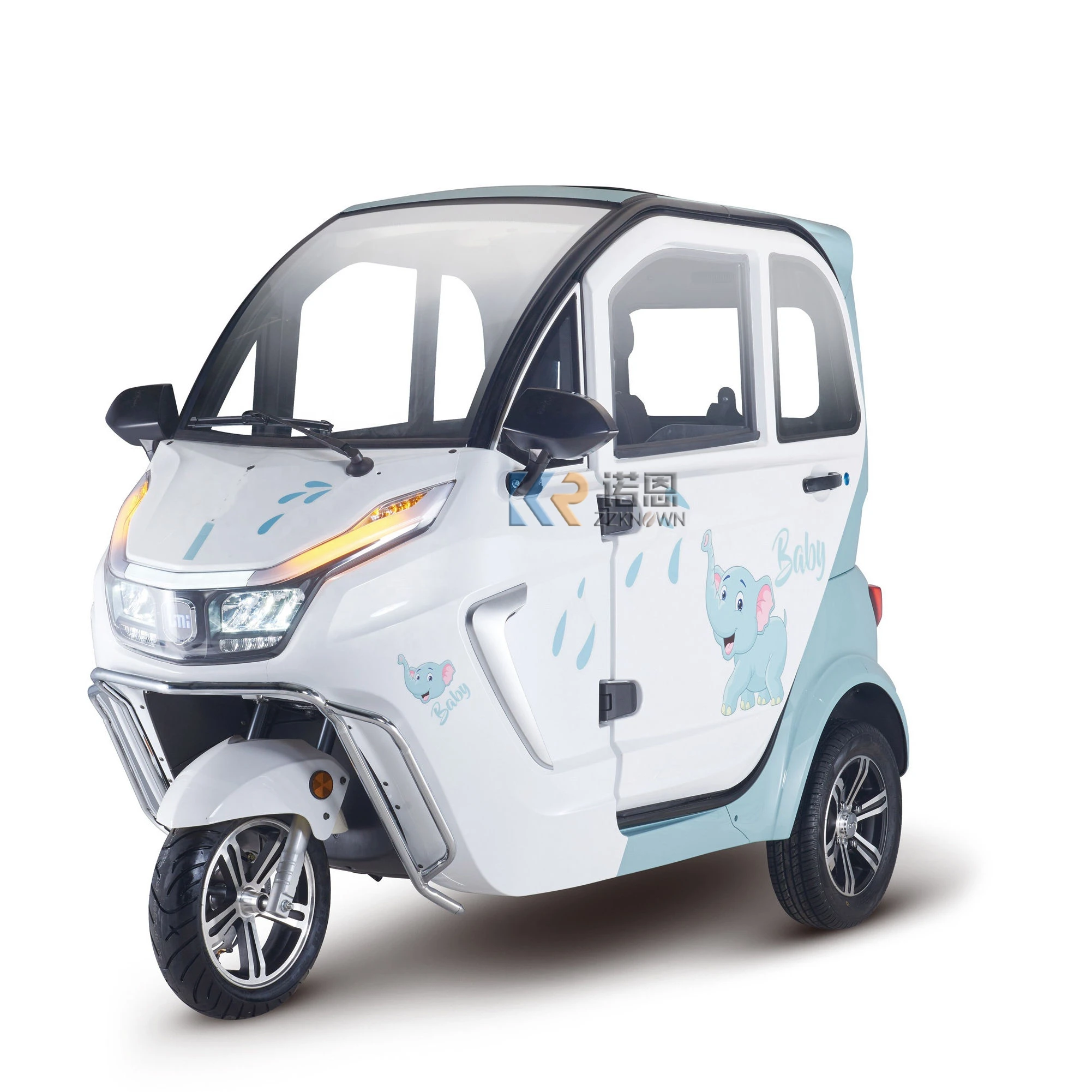 3 Wheels Electric Tricycle - Customized Adult Passenger Vehicle