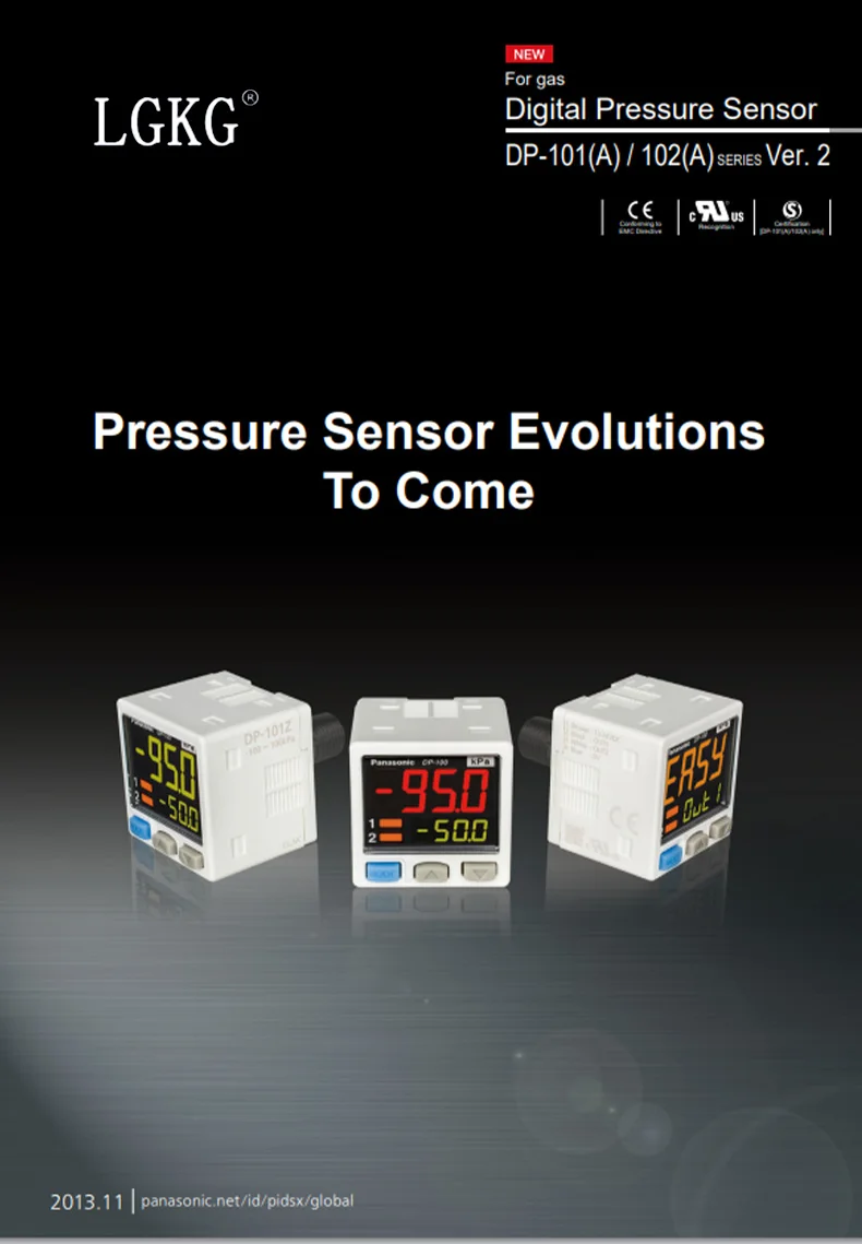 Digital Pressure Switch Sensor Dp-102ahigh-precision Vacuum Positive ...