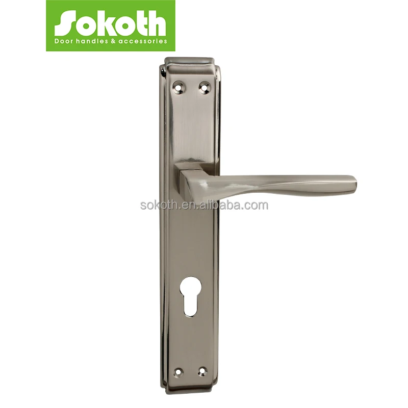 Saudi Arabia Design Luxury Black Plating Aluminum Black Lever Handle on ...