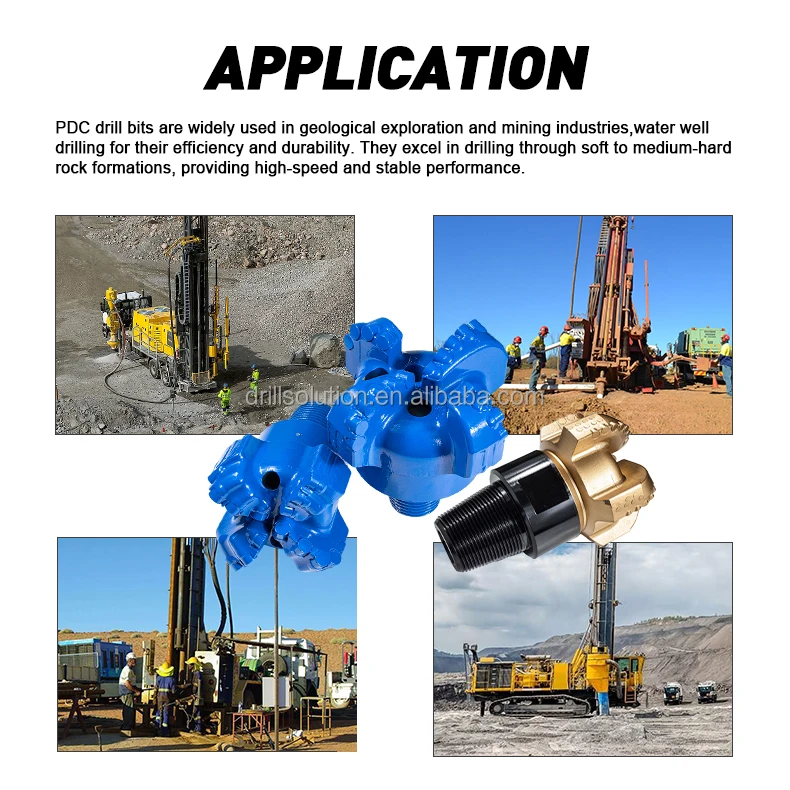 2026 Drillsoltek Mining Geological Drilling PDC Bits | Wear-Resistant ...