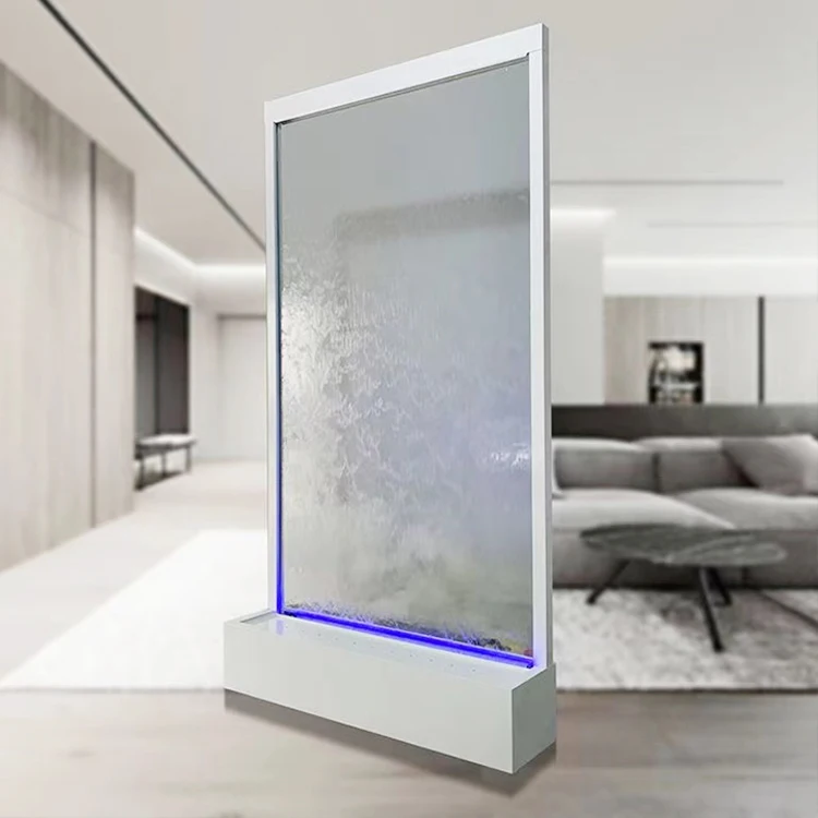 Decorative Indoor Fountain And Waterfall,Led Light Wall Waterfall ...