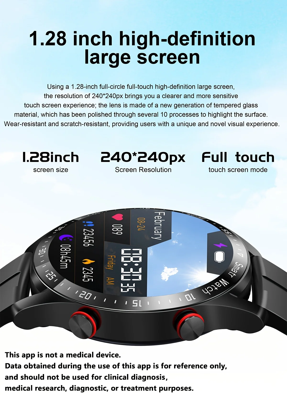 IP67 Waterproof Smart Watch - Fitness & Call Tracking