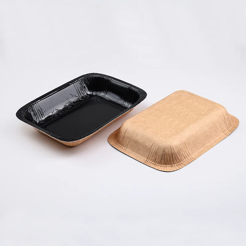 High Heat Resistance Oven Paper Food Tray for Airplane Meals