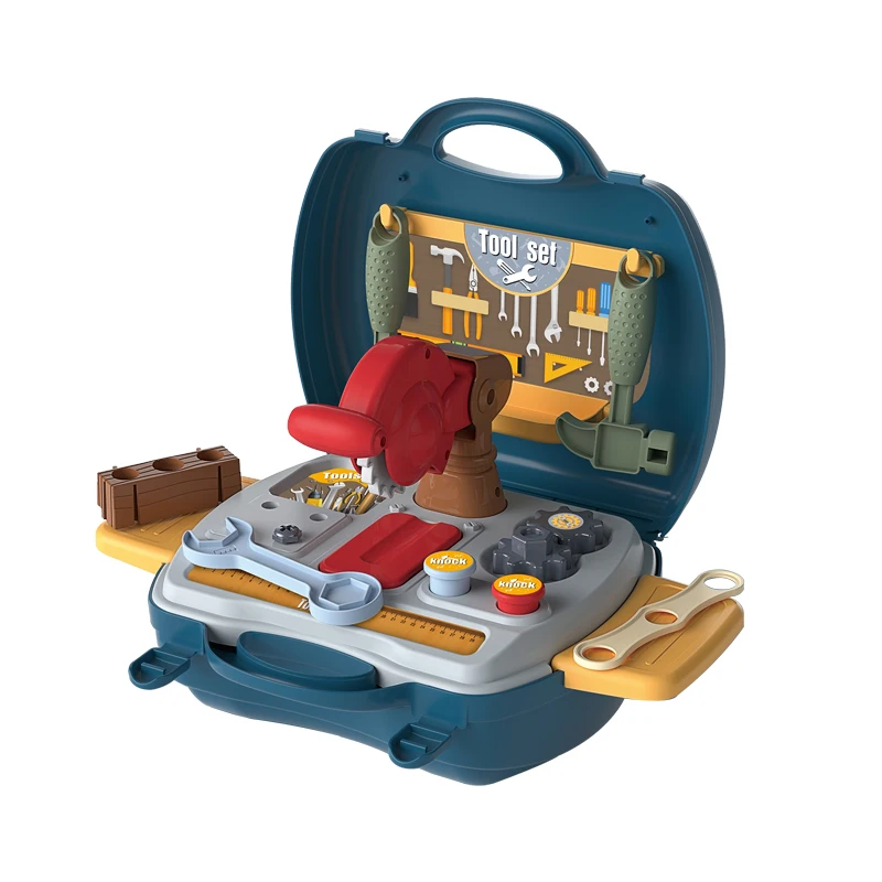 18pcs Other Pretend Play Preschool Boys Plastic Tool Box Play Set Toys ...