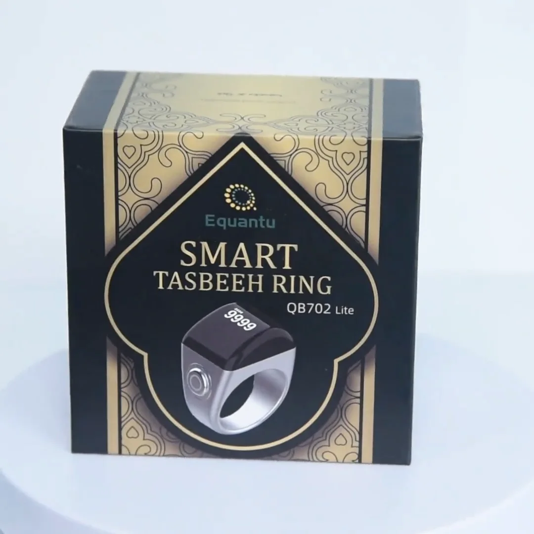 Zikr Ring Counter Azan Quran App Function Smart Health Ring ...