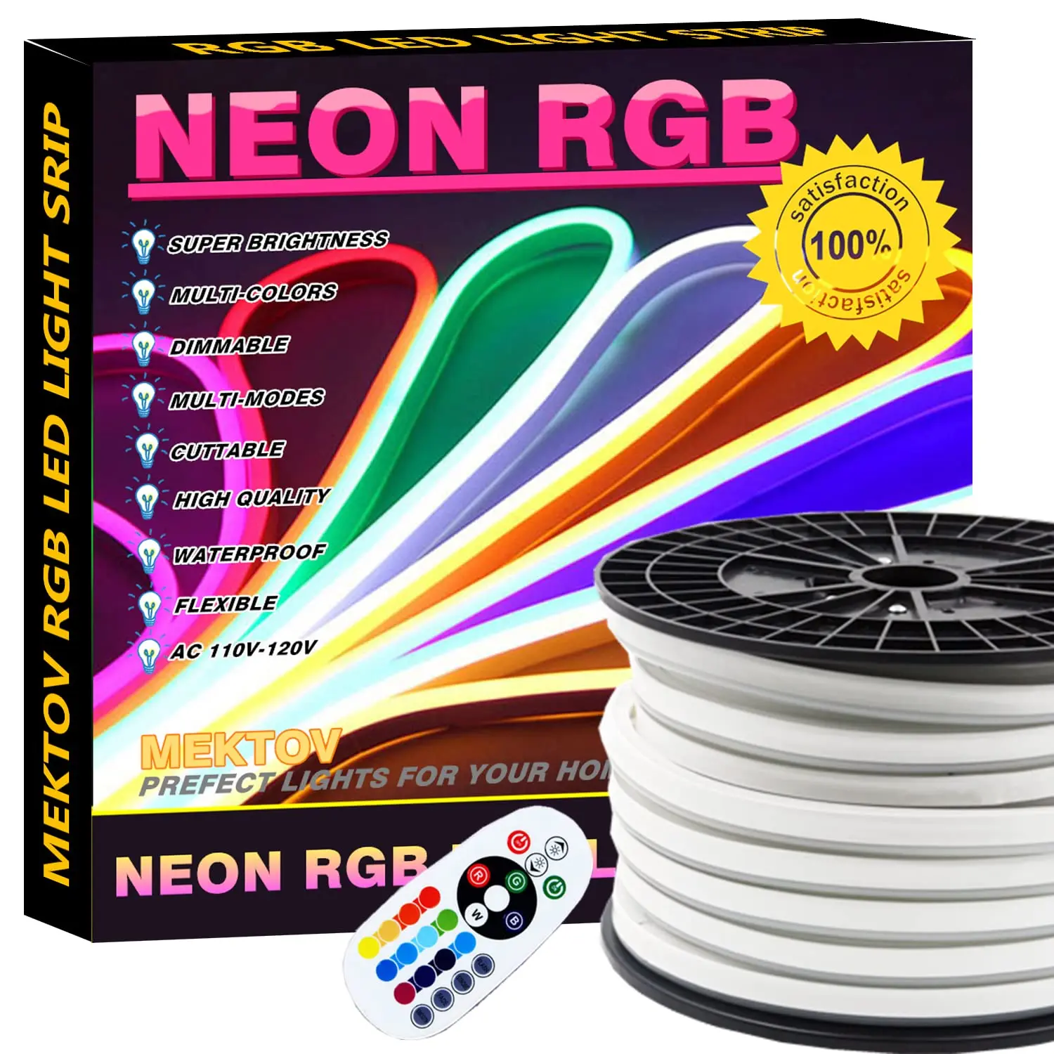 Helius Super Brightness Rgb Strip Light Multi- Color Dimmable Cuttable ...