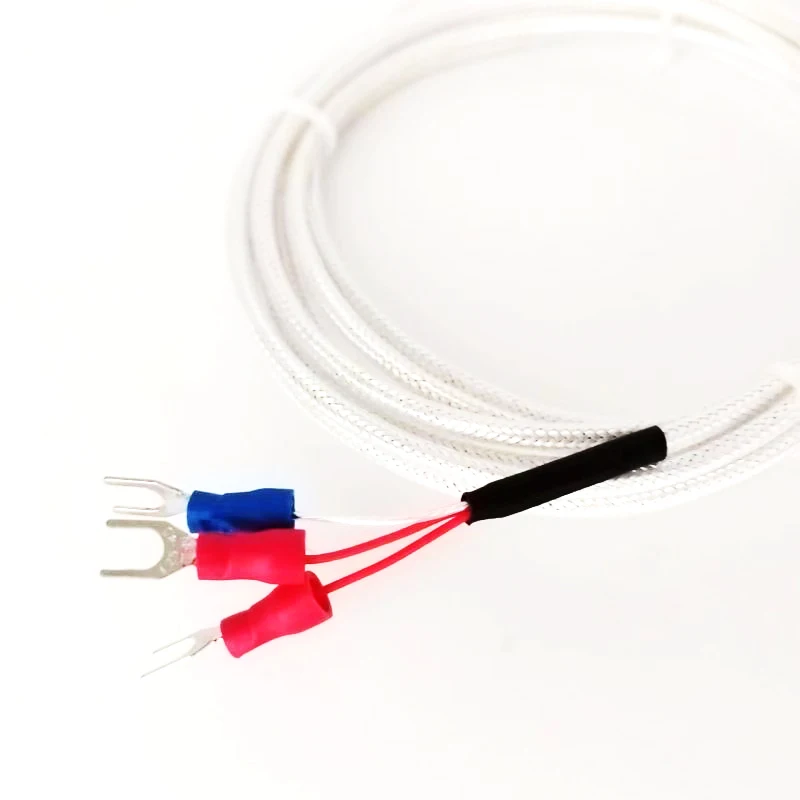 PT100 PTFE PT100 RTD Professional 3 Wire Temperature Sensor Waterproof ...
