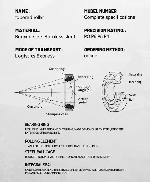 Truck Wheel Hub Bearing Tapered Roller Bearings 32009 Taper Roller ...