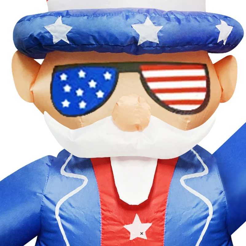 Oem Odm 5ft Patriotic Independence Day 4th Of July Inflatable Uncle Sam ...
