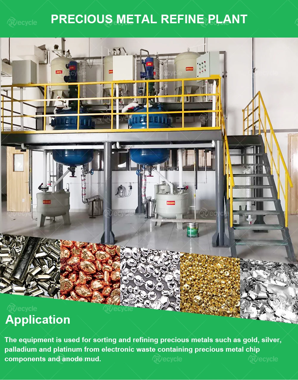 E Waste Pcb Board Precious Metal Recovery Plant - Buy Chinese Supply ...