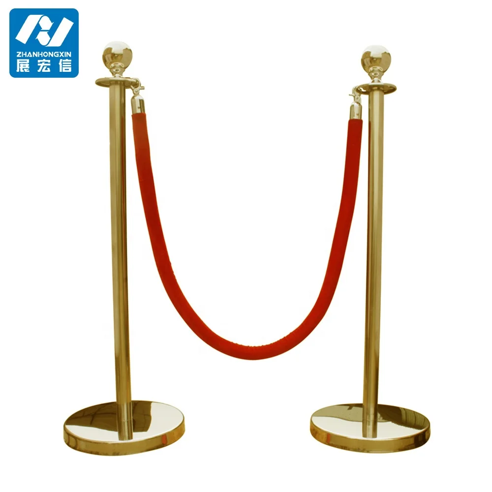 Safety Barricade Velvet Rope/twist Stanchions For Bank Using - Buy ...