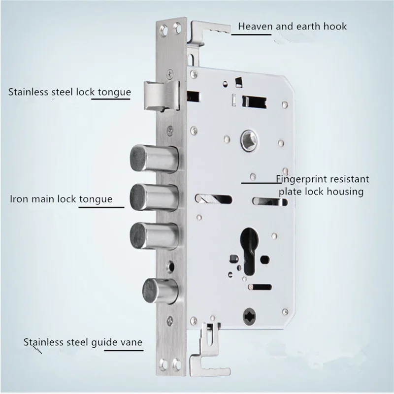Intelligent Door Lock Mortise - Fingerprint & Password