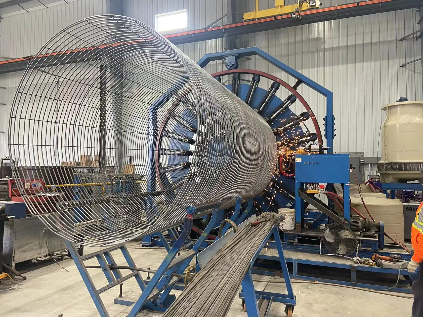 Precast Rcp Concrete Pipe Cage Welder - Buy Jccp Concrete Pipe ...