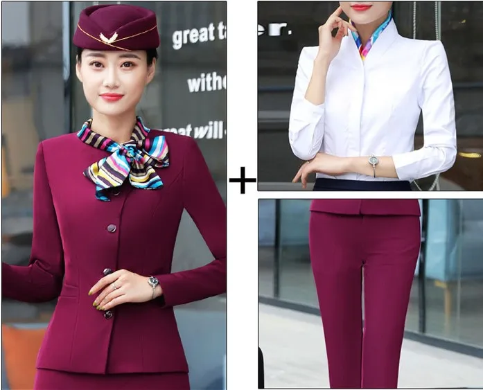 Aviation College Pilot Uniform - Fashionable Business Wear