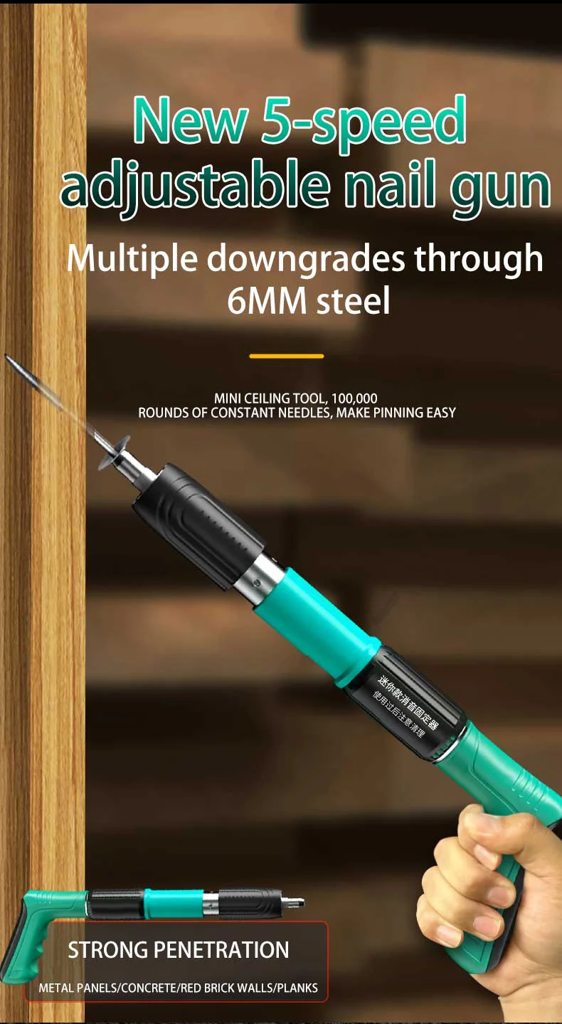 Mini Gun Nailer Integrated Nailer Plumber's Installation Tools Wall ...