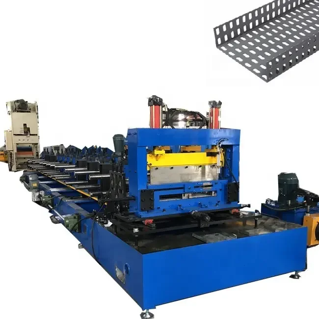 Heavy Duty Cable Tray Roll Forming Machine Galvanized Steel Cable Tray ...