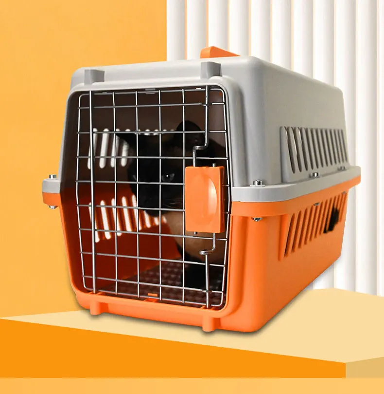 High Quality Pet Carrier Cat Transport Box Plastic Dog Cage Outdoor ...