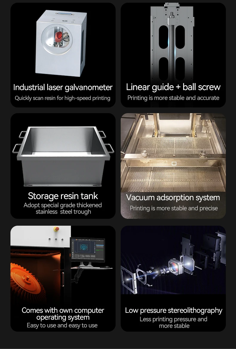 Large-scale Industrial-grade Sla 3d Printer 600x600 Resin Printer With ...