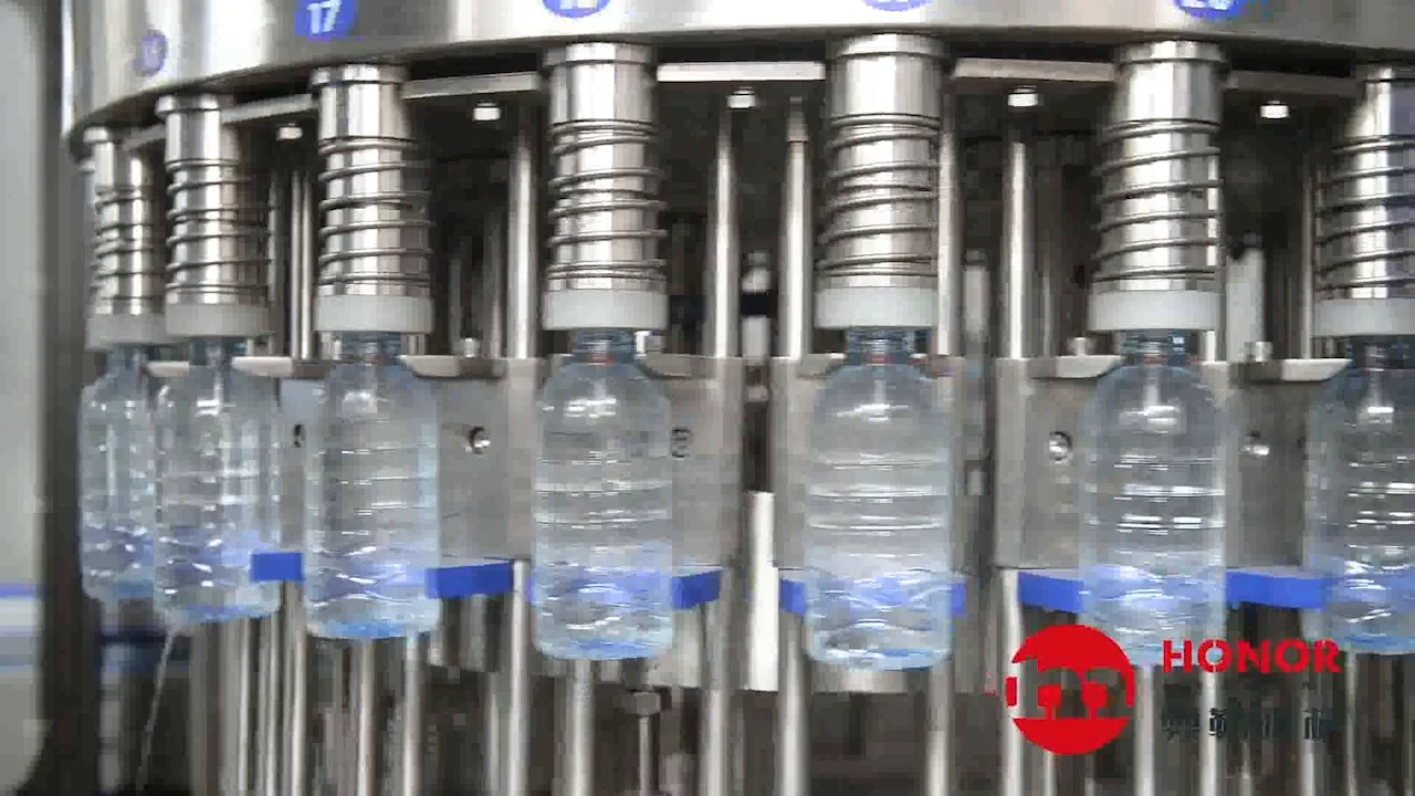 Zhangjiagang 2023 New Purified Water Bottle Filling Machine Automatic Mineral Pure Water Fill ...