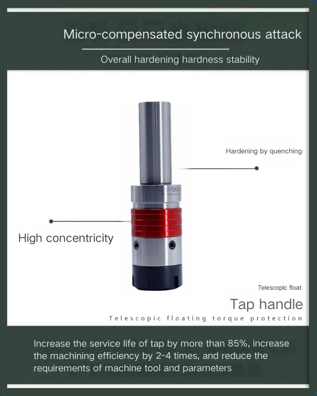 C25-TER32 Rigid Telescopic Tapping Tool Handle With Straight Handle ...