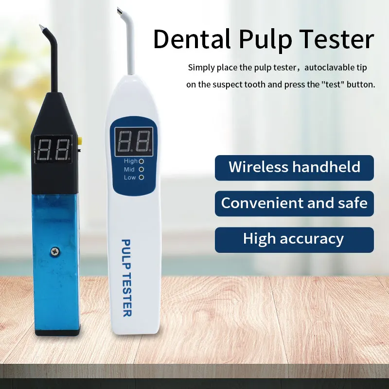 Dental Endodontic Vitality Pulp Tester Mode High-Mid-Low Speed Tooth ...