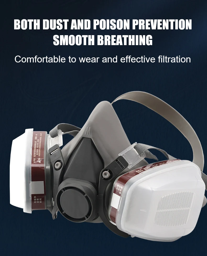 Wankang Anti-Dust Gas Mask - Comfortable & Reliable Protection