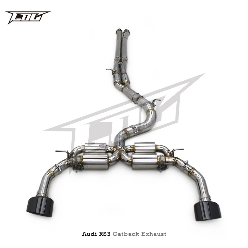 Auto Sport Catback for Audi RS3/TTRS 2.5T 2017-2023 Stainless Steel ...