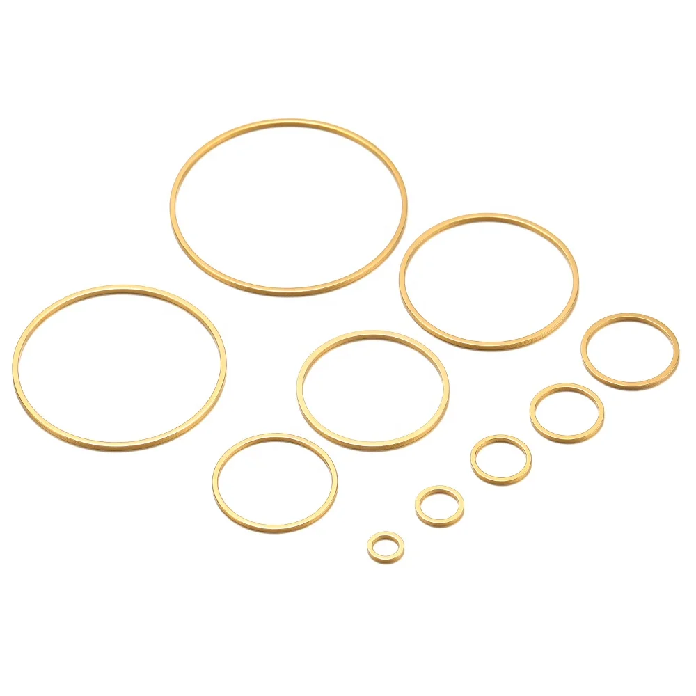 Stainless Steel Earrings Rings Big Circle Ear Wire Hoops Bracelet ...