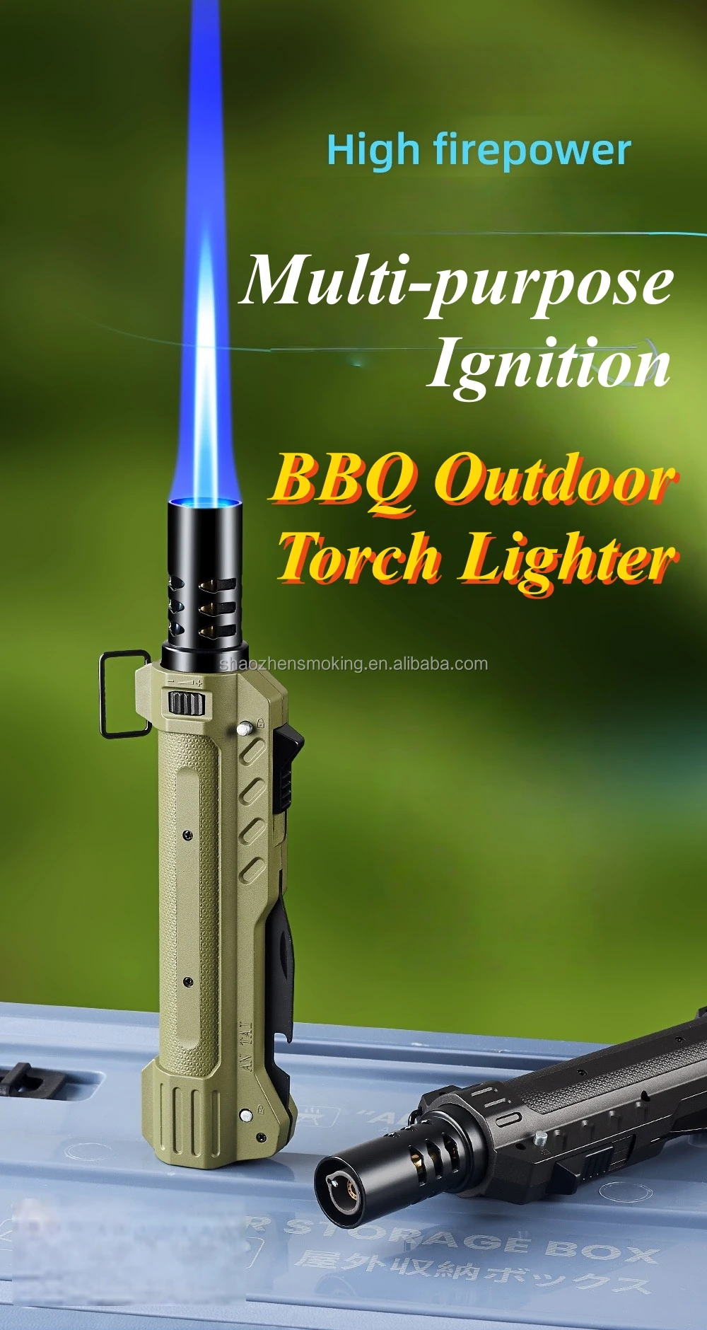 Custom Multi-function 5-in-1 BBQ Outdoor Camping Torch Lighter,Welding ...