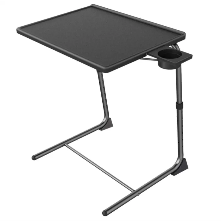 Adjustable Tv Tray - Folding Tray Table With Cup Holder - Buy Plastic ...