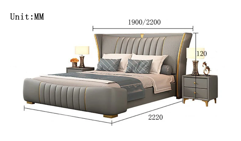Commercial Leather Bed for Hospitality and Hotel Fit-outs – PGR Furniture